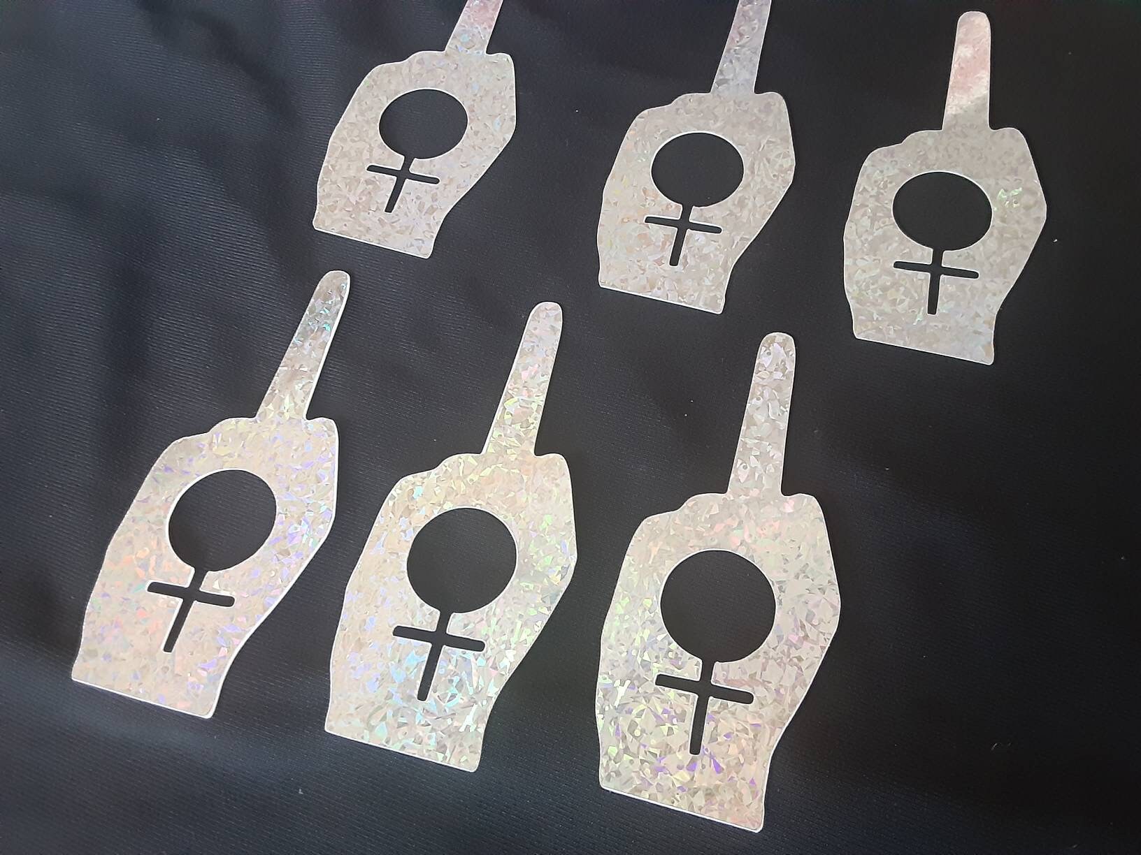 Women's Rights Middle Finger Support Sticker - Etsy