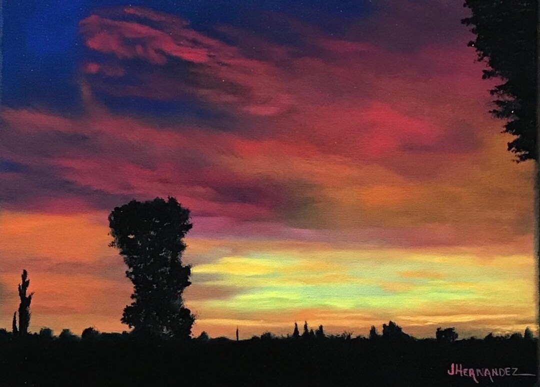 Yuma Sunset Original Oil Painting - Etsy