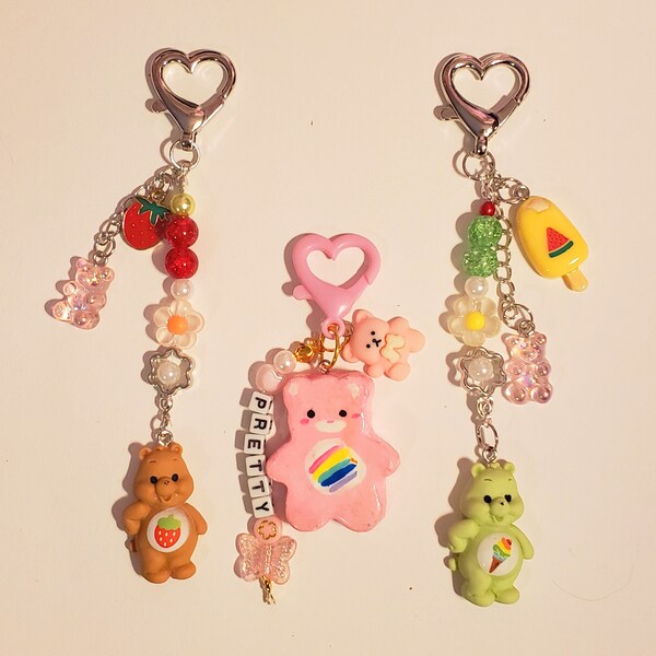 Bear Keychain - Etsy