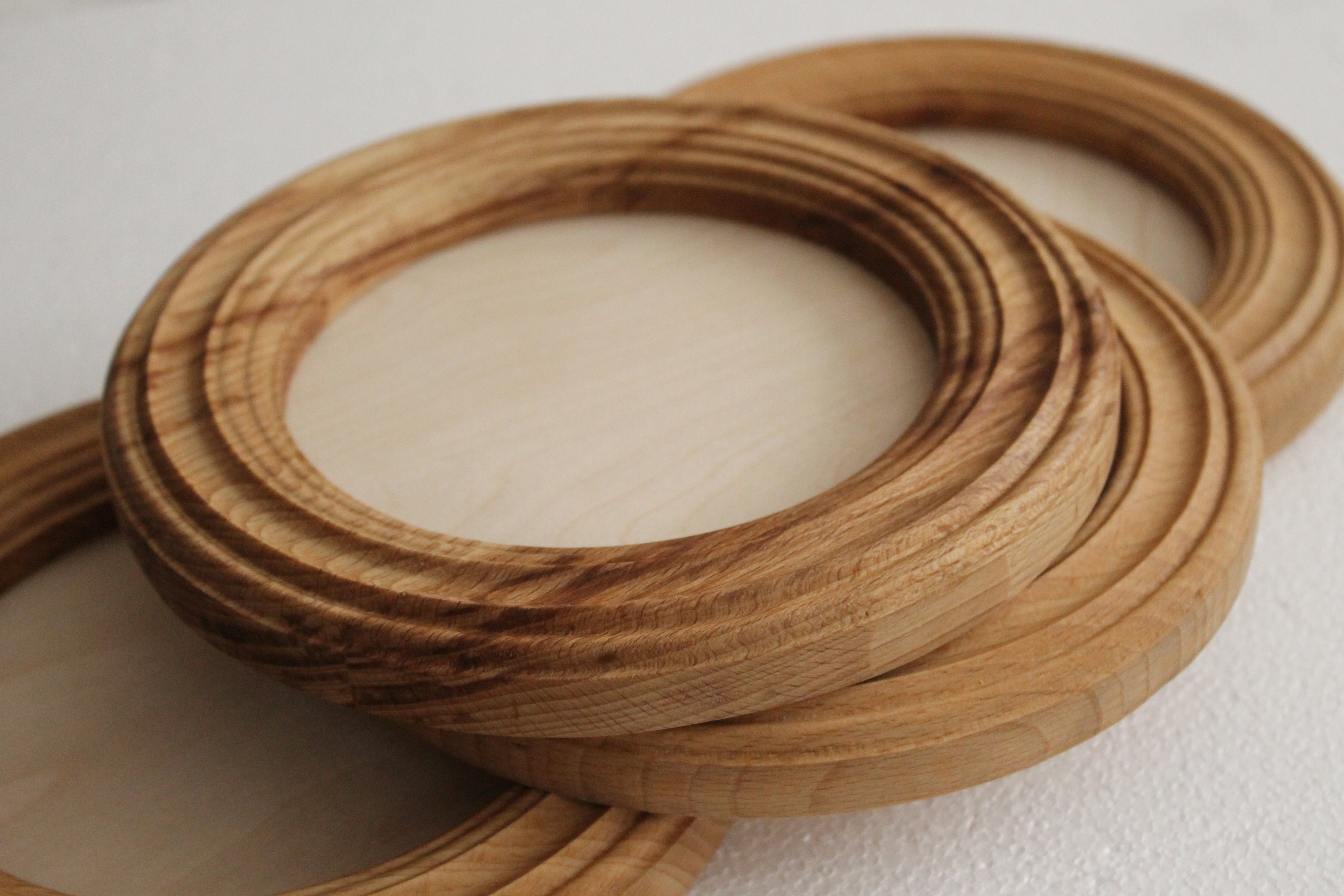 To order Round wooden frame with/without plexiglass birthday | Etsy