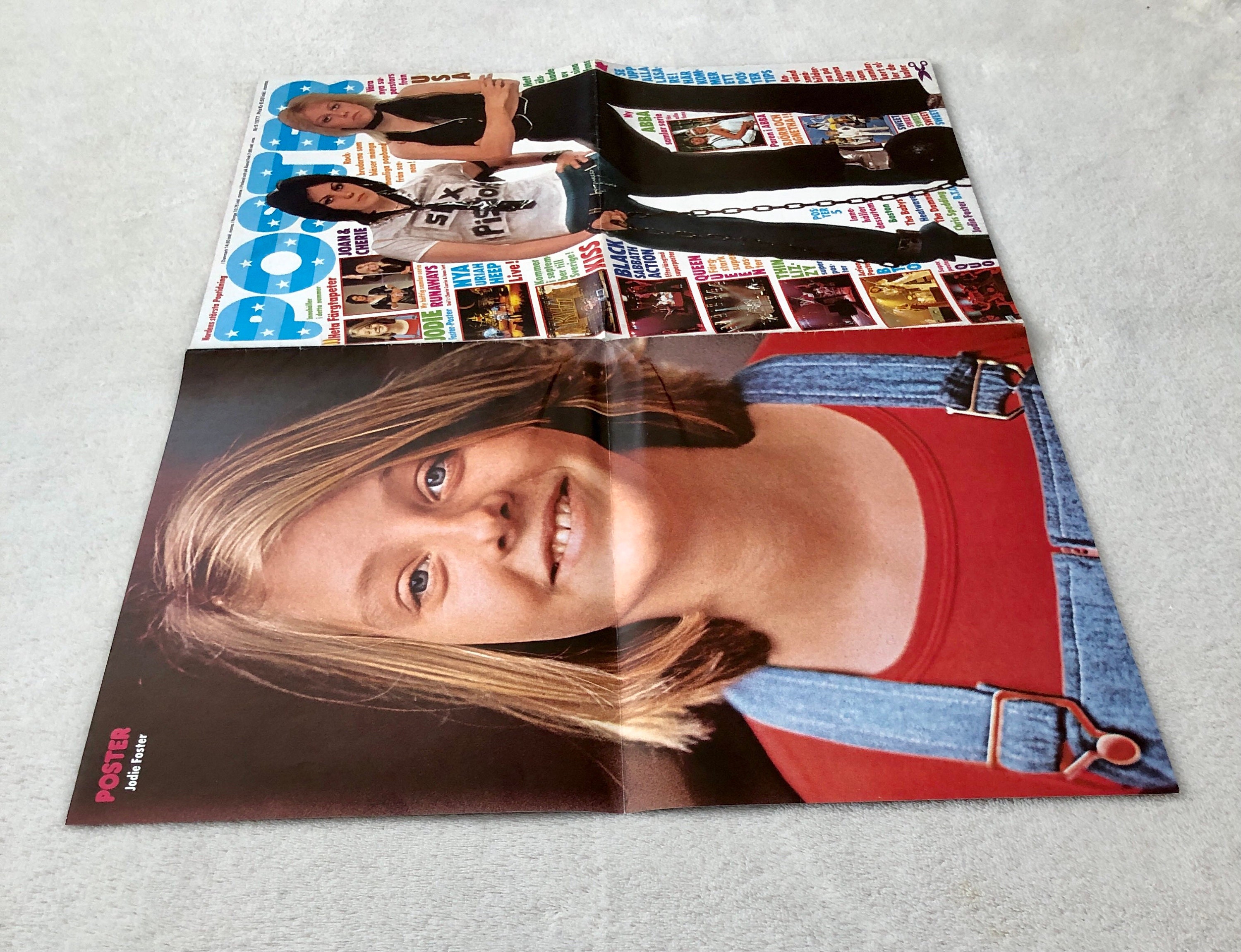 The Runaways Cover Poster 1977 Swedish Poster Magazine 1970s Joan Jett ...