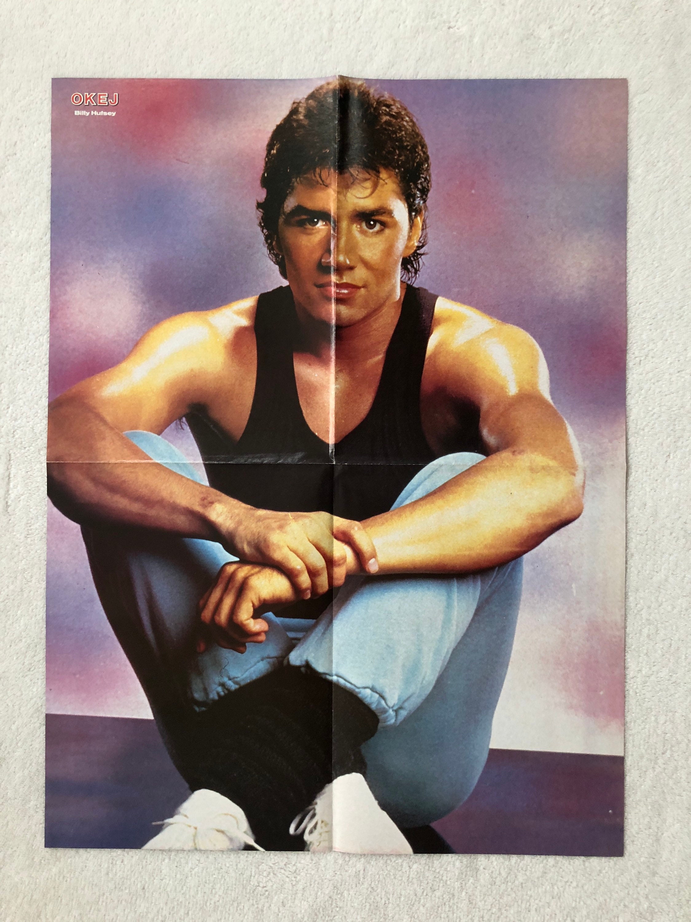 Rick Springfield 1984 Swedish Poster Magazine OKEJ 1980s - Etsy 日本