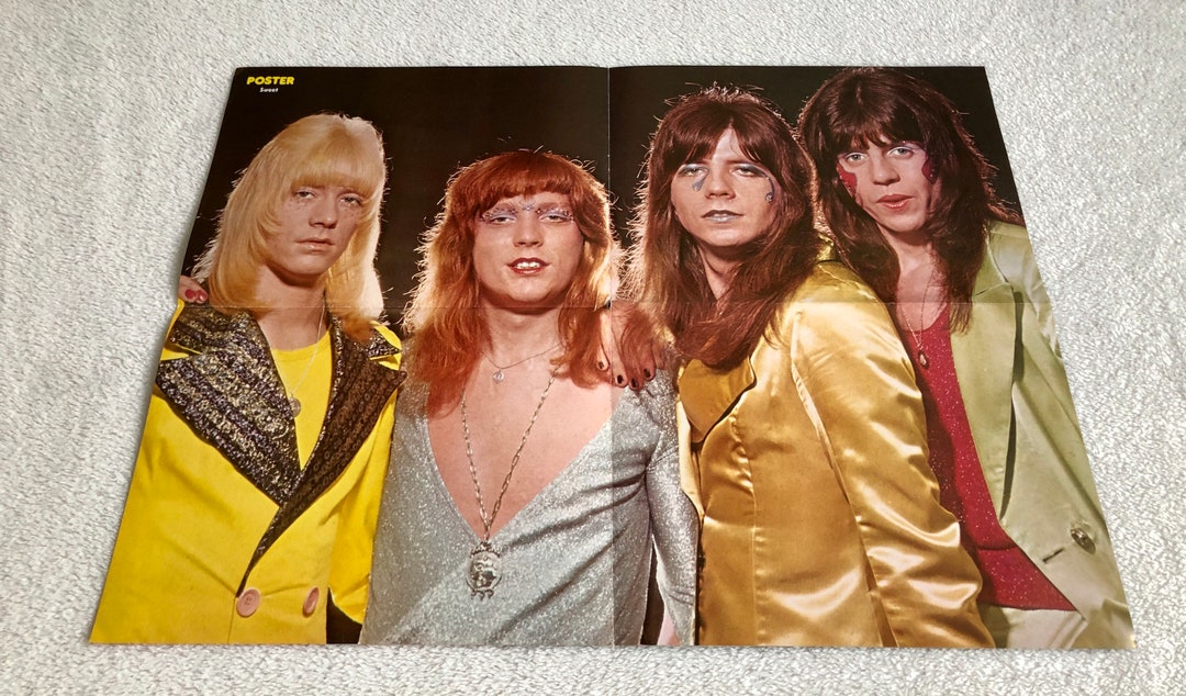 Sweet Poster 1977 Swedish Poster Magazine 1970s Brian Connolly Steve ...