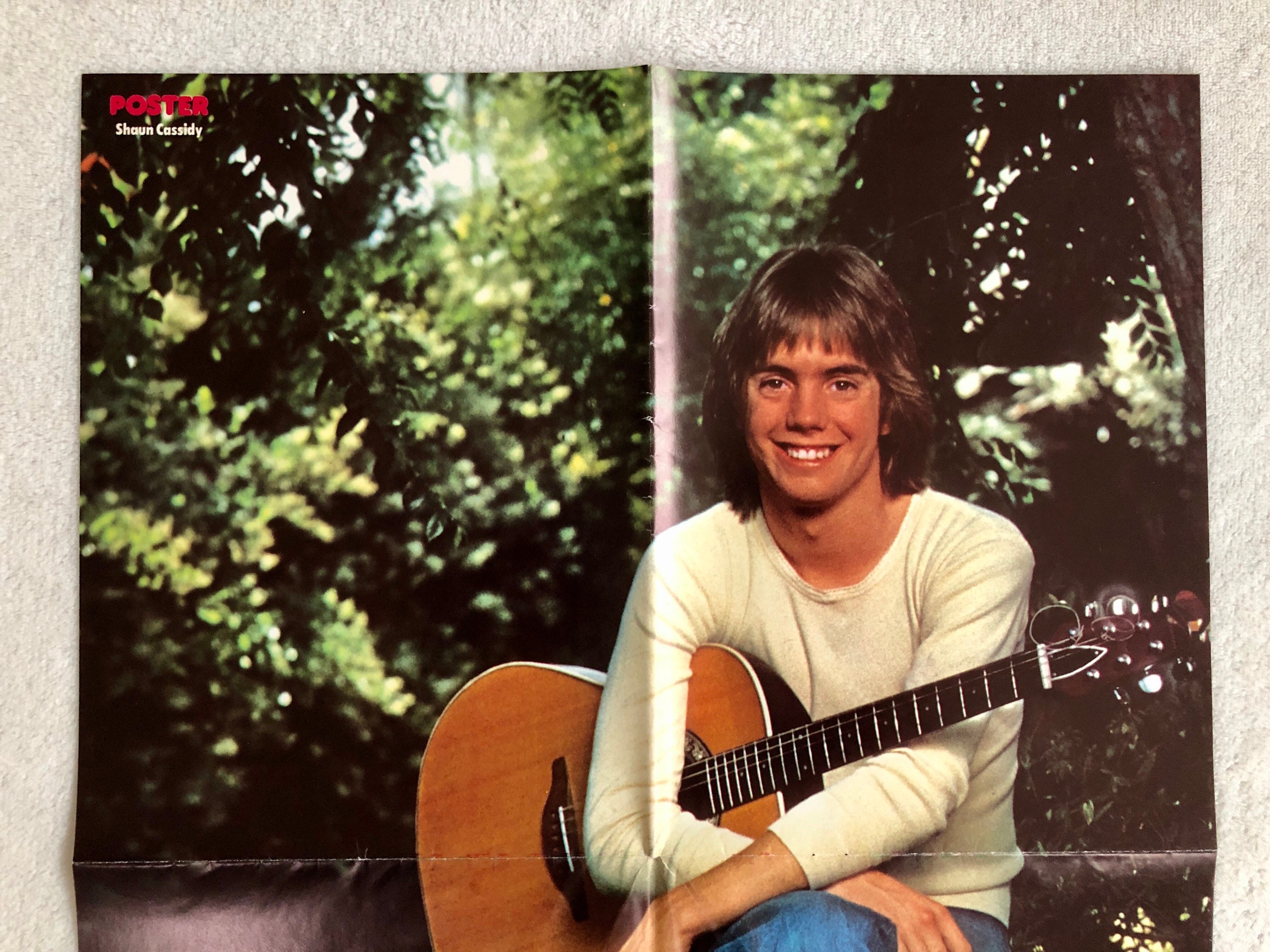 Shaun Cassidy 1978 Swedish Poster Magazine 1970s Vintage Rare Etsy