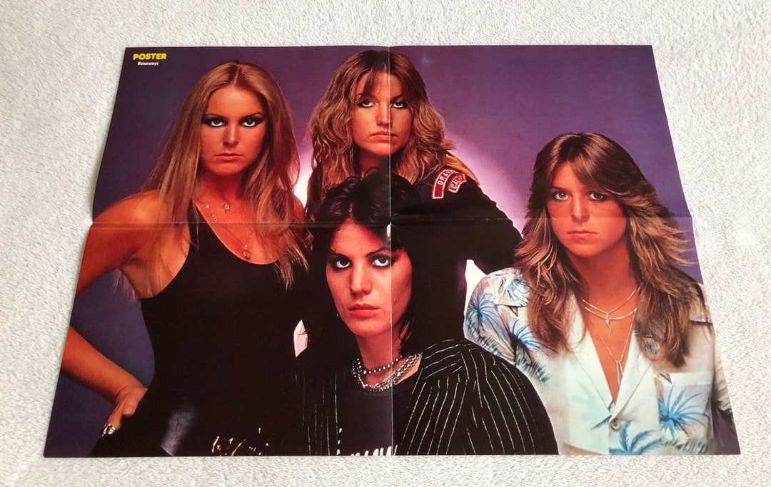 The Runaways Poster 1978 Swedish Poster Magazine 1970s Joan Jett Sandy ...