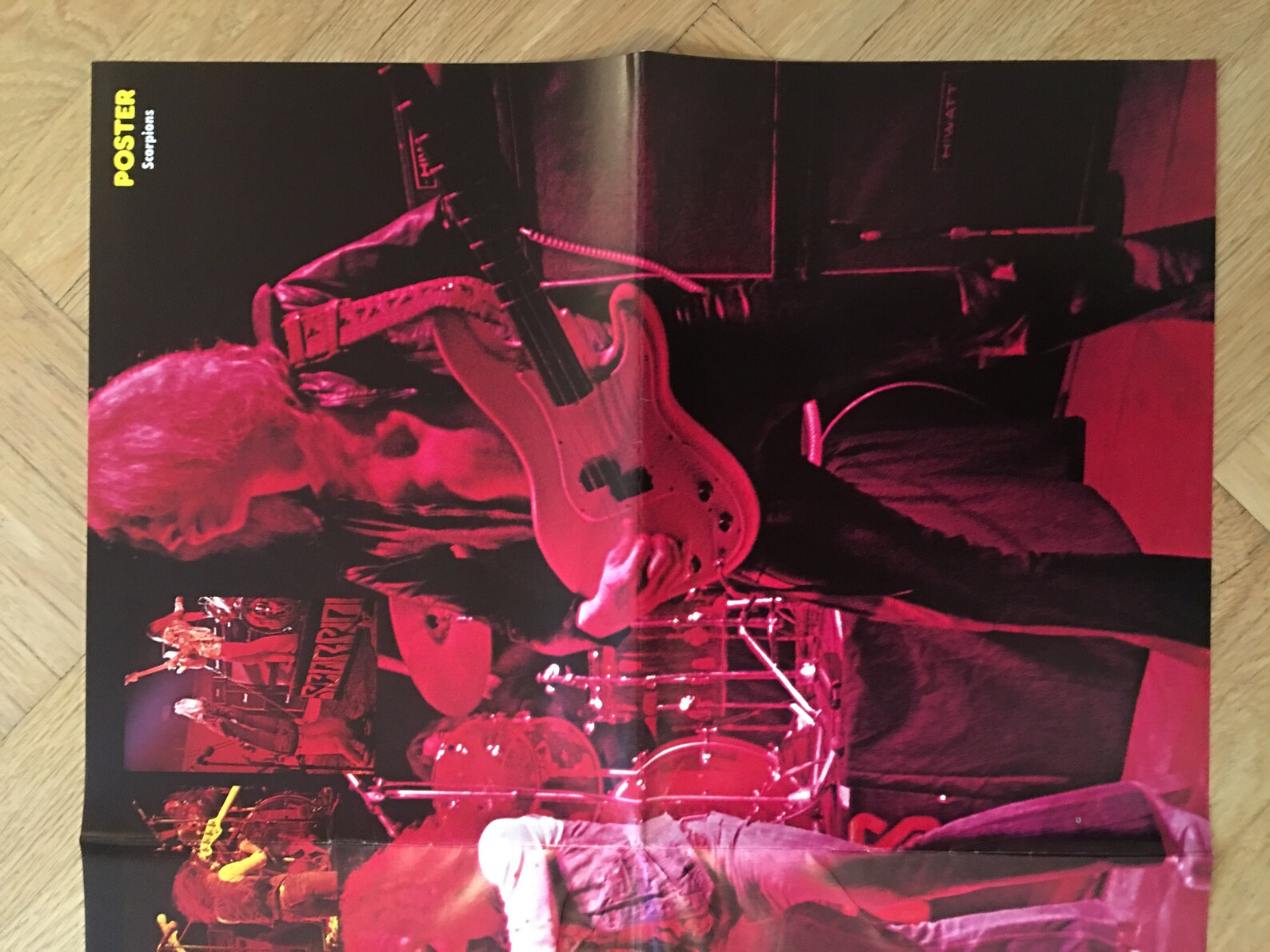 Scorpions Poster 1977 Swedish Poster Magazine 1970s Rudolf Schenker ...