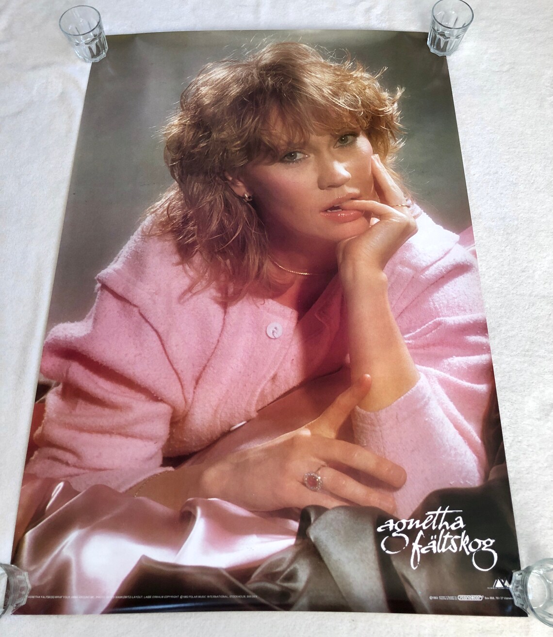 Agnetha Fältskog Scandecor Poster 1983 ABBA Wrap your arms - Etsy Nederland