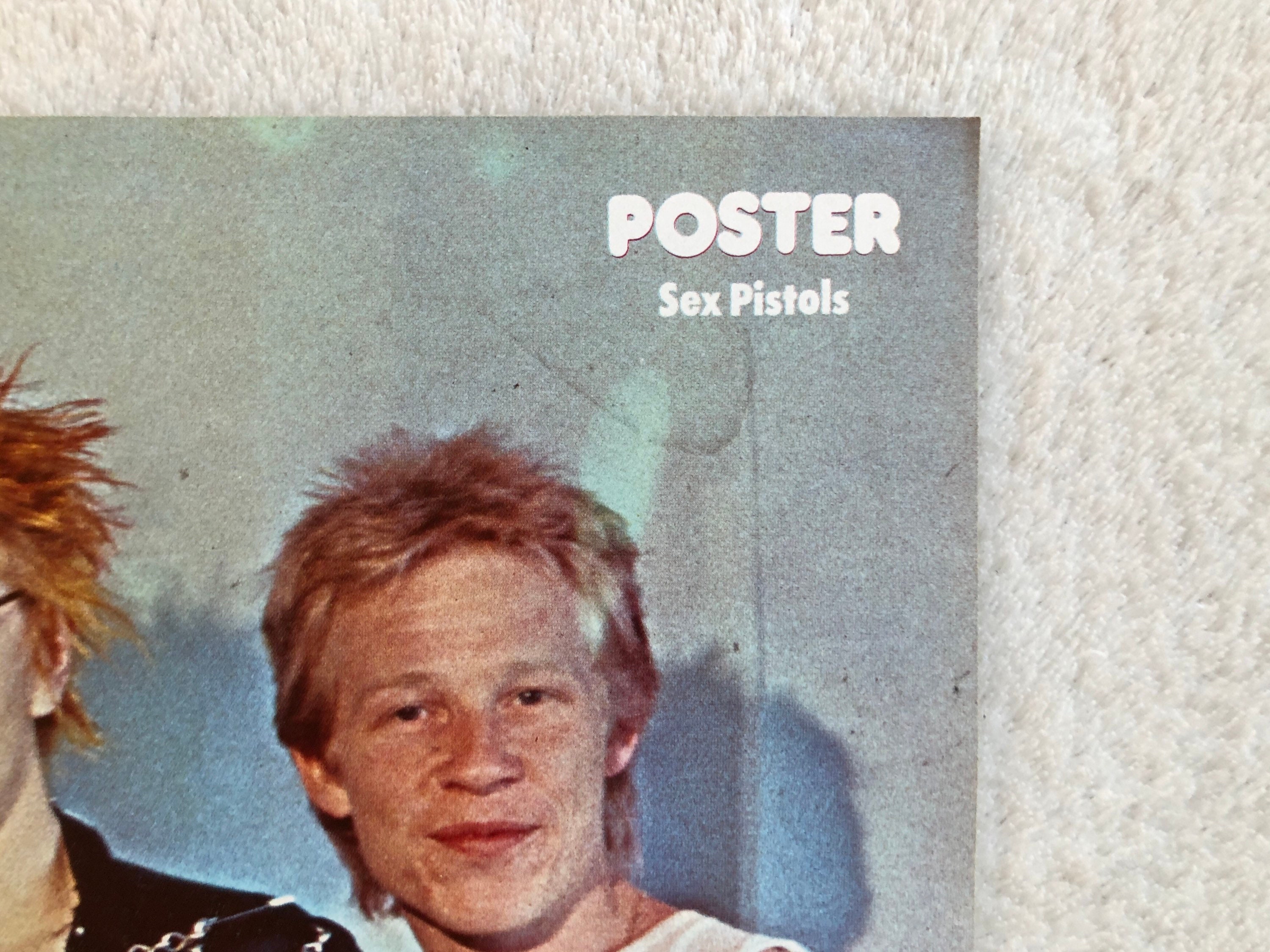Sex Pistols Poster 1977 Punk Band Johnny Rotten Sid Vicious Etsy