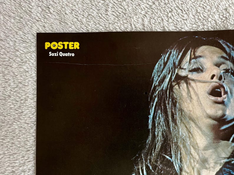Suzi Quatro Poster 1975 Swedish Poster Music Magazine 1970s Vintage ...