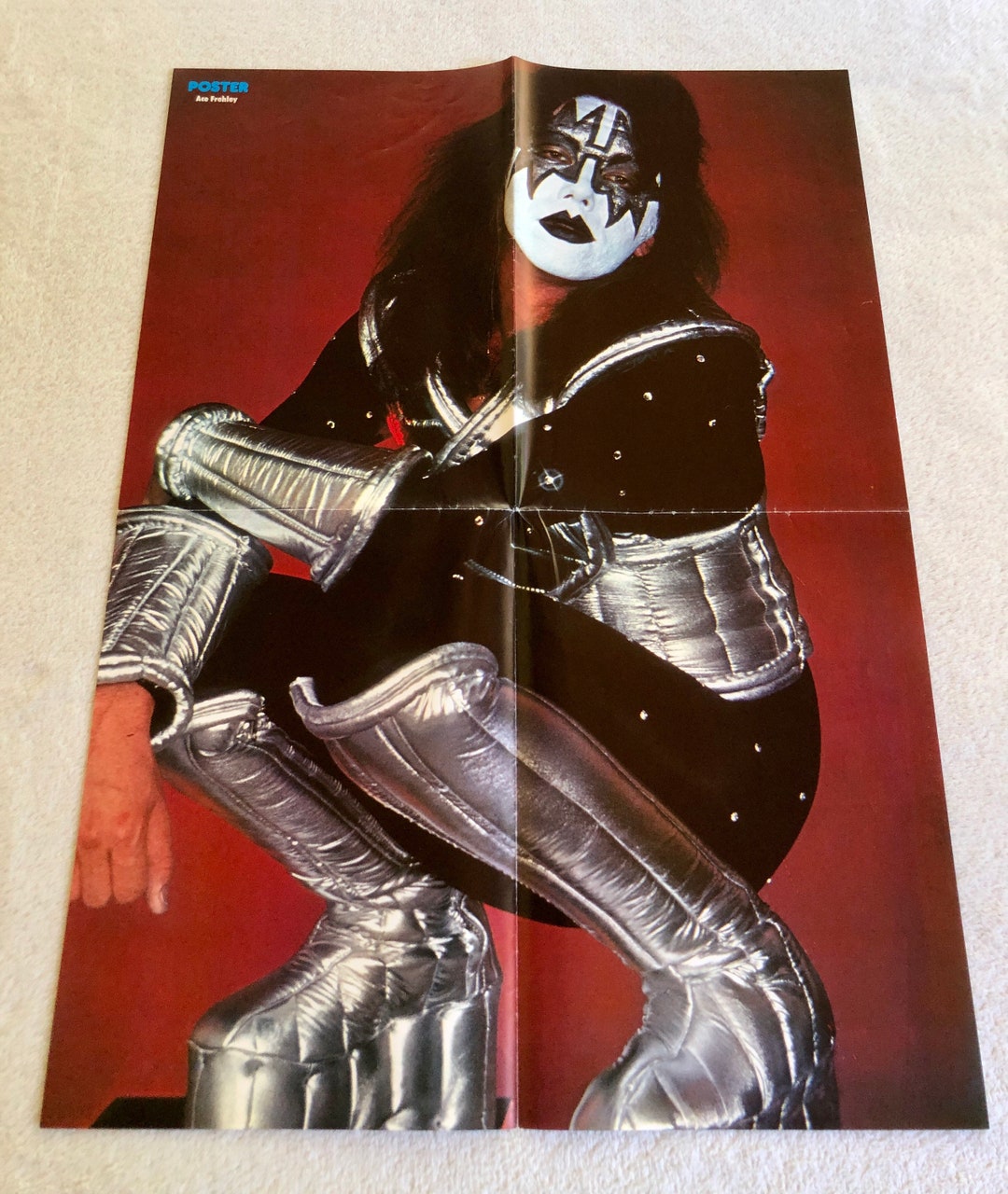 KISS Poster 1977 Love Gun Session Swedish Poster Magazine - Etsy Canada