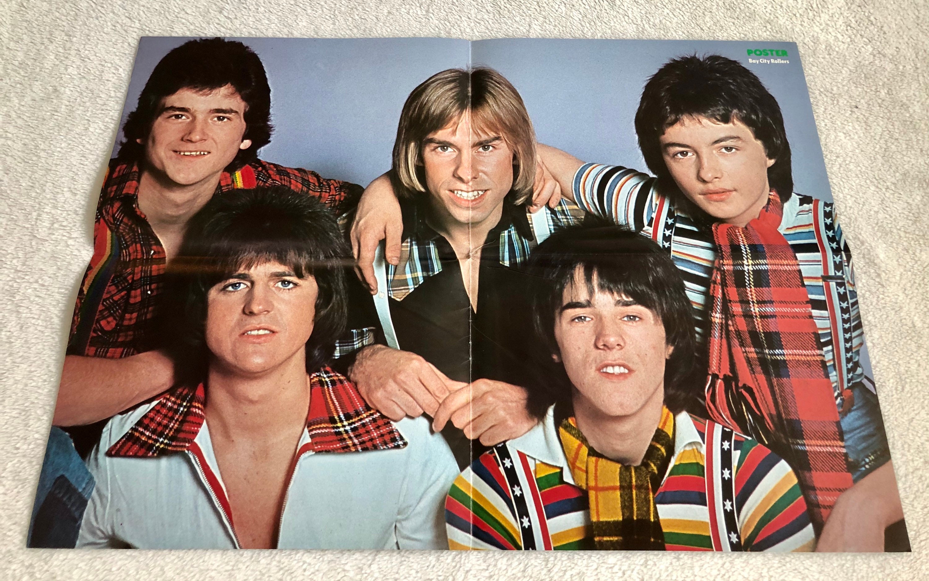 BAY CITY ROLLERS Poster 1976 Swedish Poster Magazine 1970s Vintage Rare ...