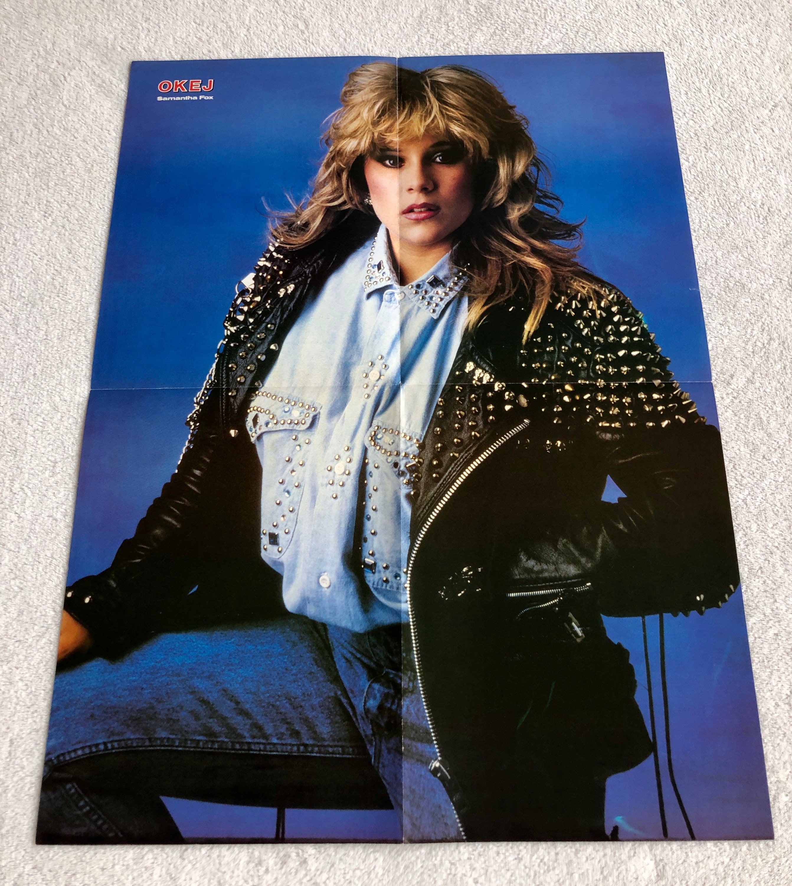 Prints Art & Collectibles SAMANTHA FOX 1986 Swedish Poster Magazine ...