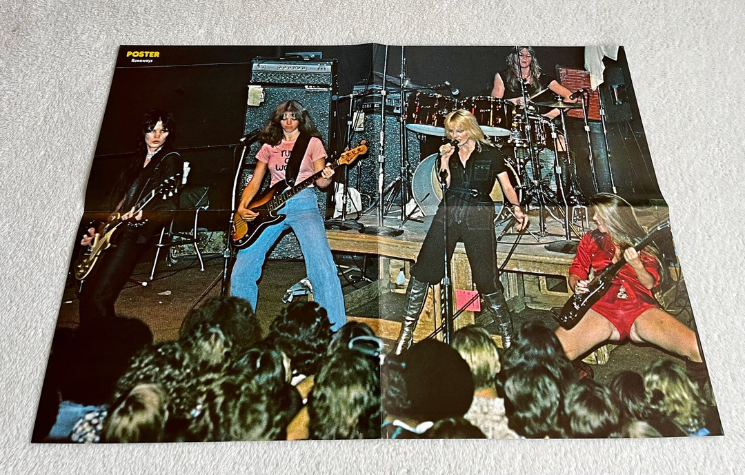 The Runaways Poster 1977 Swedish Poster Magazine 1970s Joan Jett Sandy ...
