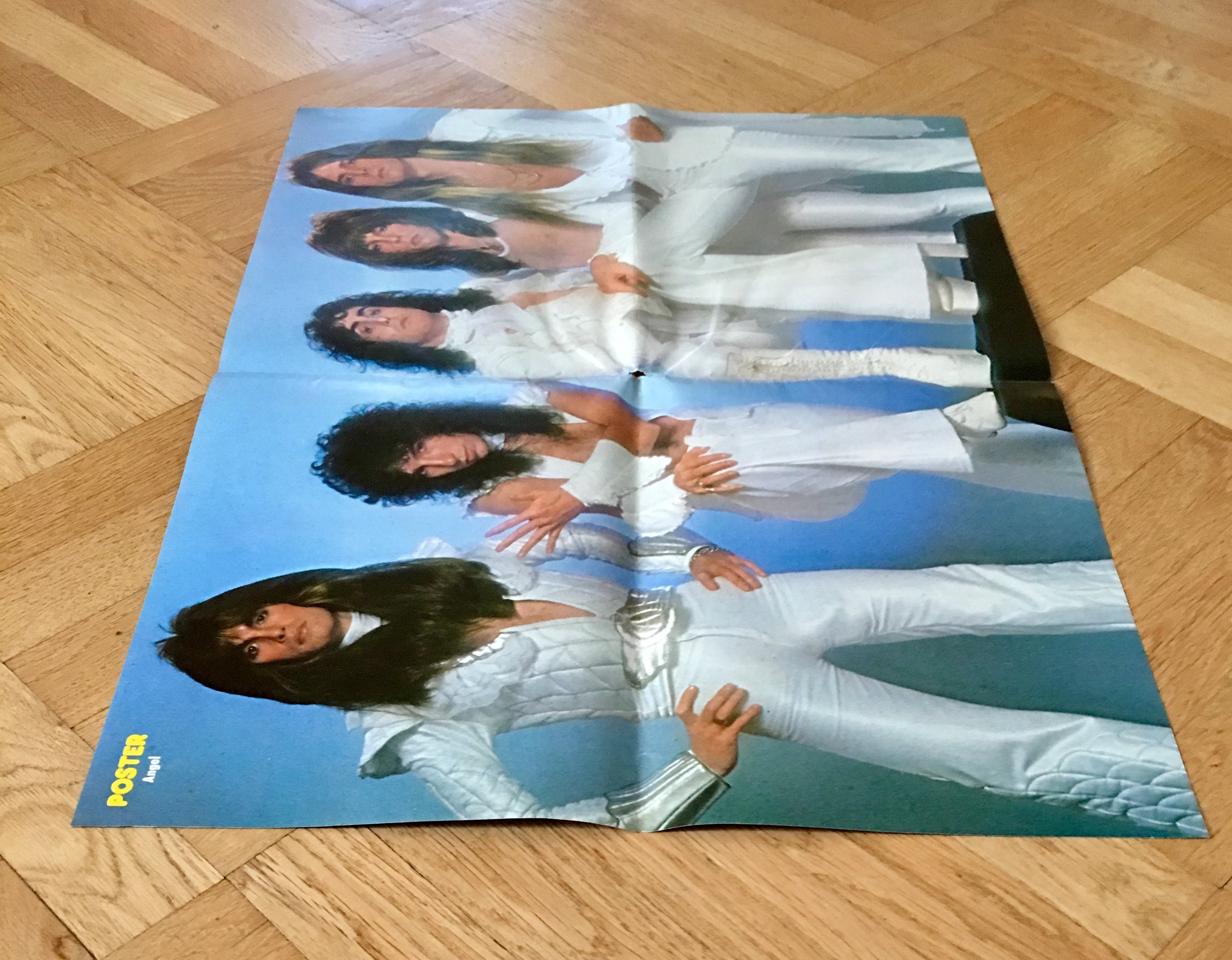 Angel Poster 1977 Swedish Poster Magazine 1970s Punky Meadows | Etsy