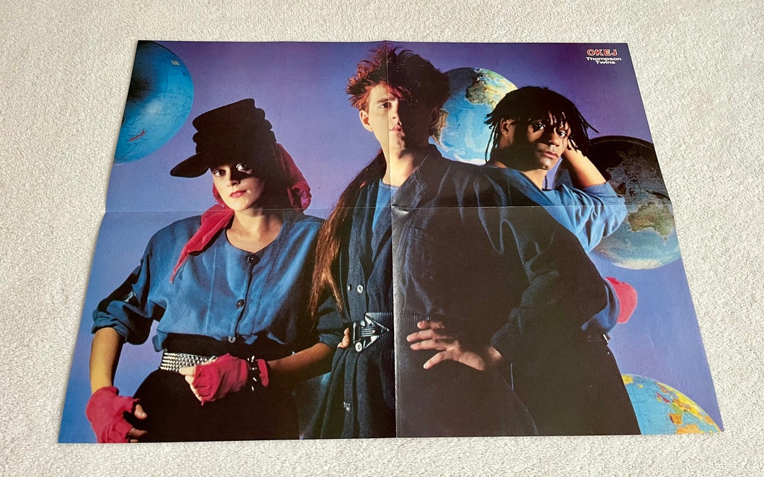 Thompson Twins 1984 Swedish Poster Magazine 1980s Tom Bailey Alannah ...