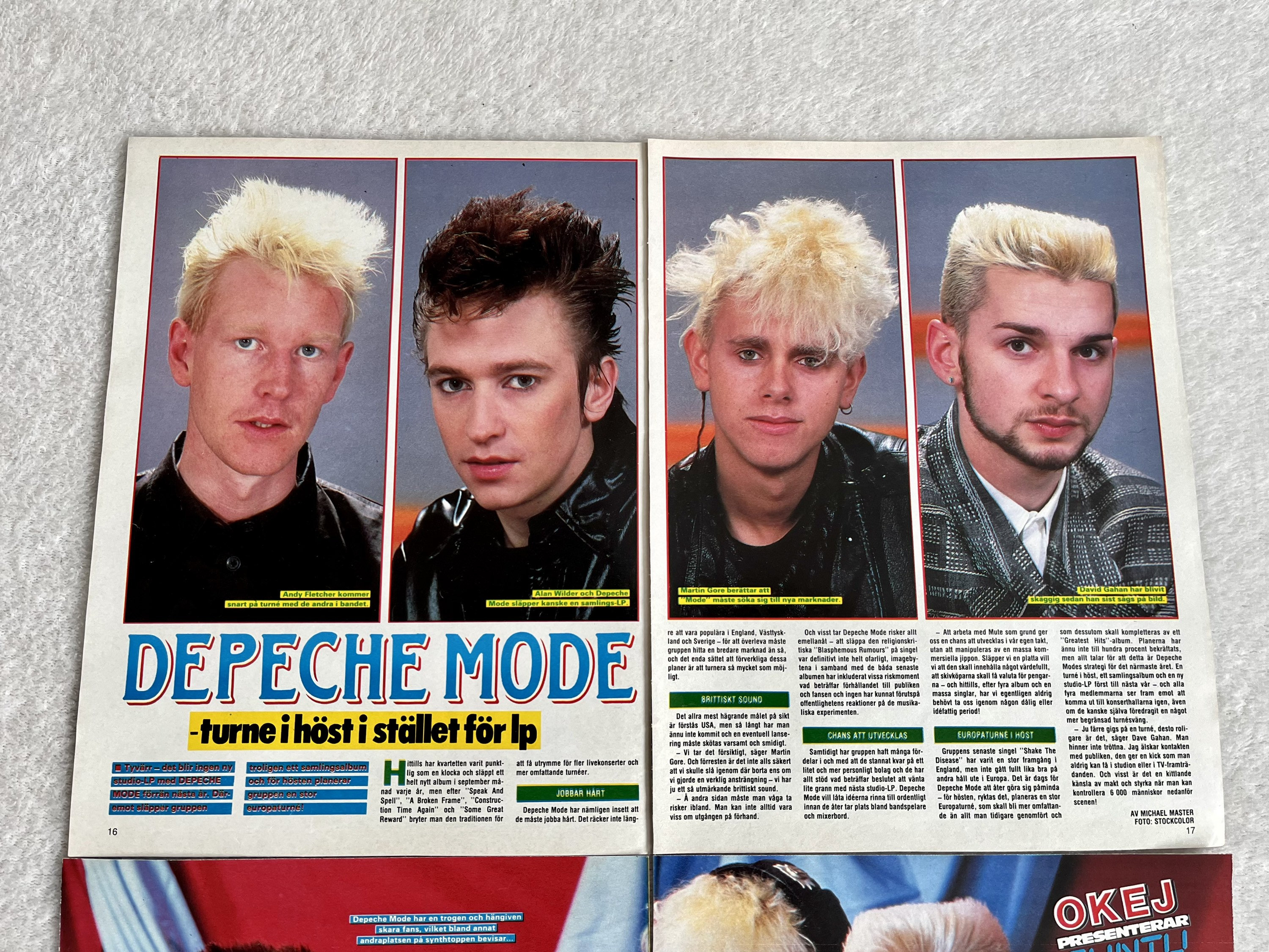 Depeche Mode 1985 Clips David Gahan Martin Gore Alan Wilder Andrew ...