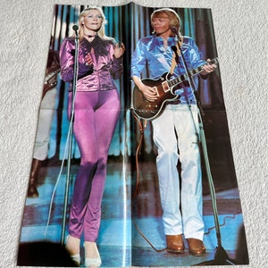 ABBA Poster 1978 German Super Poster Magazine 1970s Björn Ulvaeus Agnetha Fältskog Benny ...