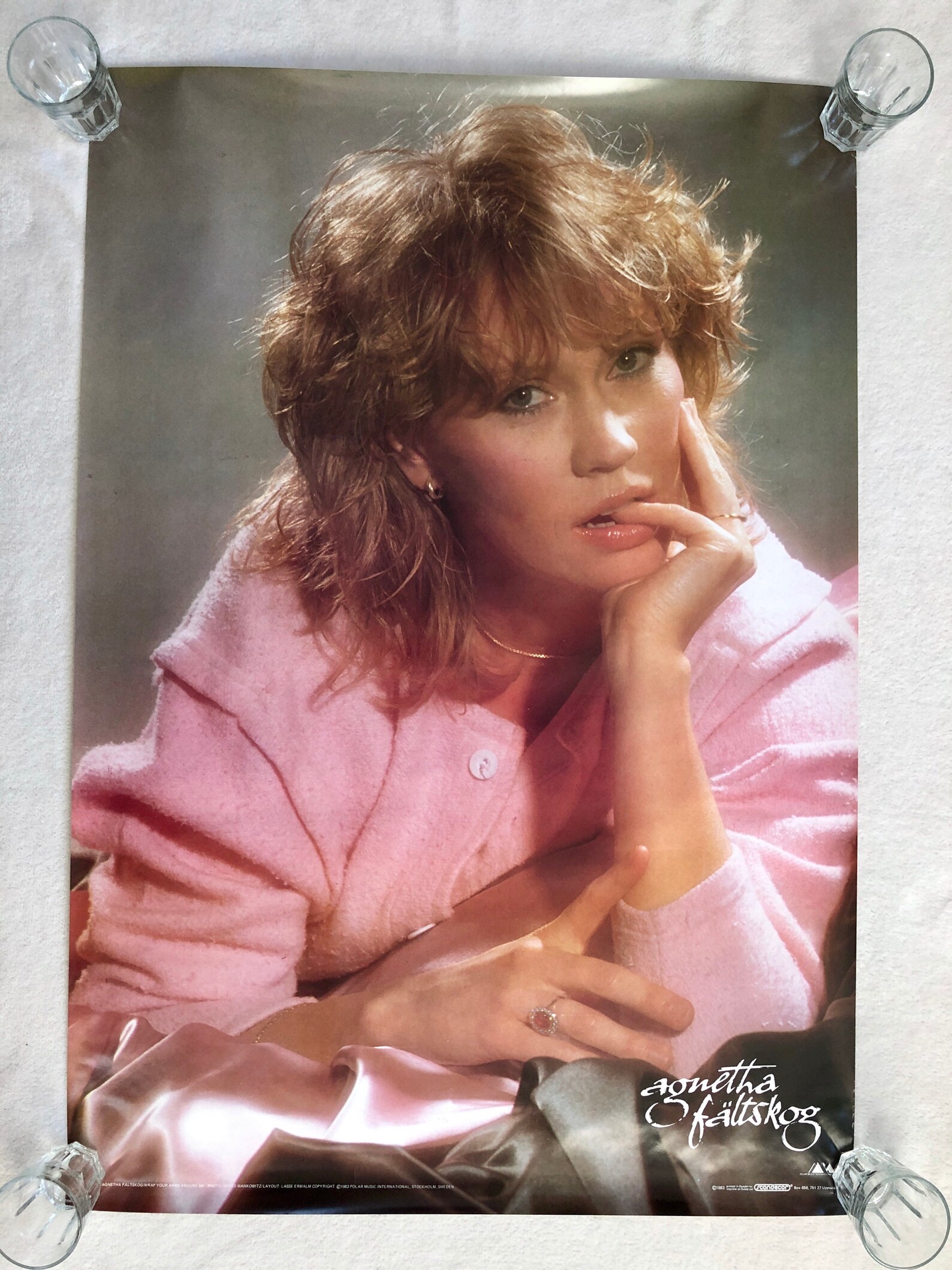 Agnetha Fältskog Scandecor Poster 1983 ABBA Wrap your arms | Etsy