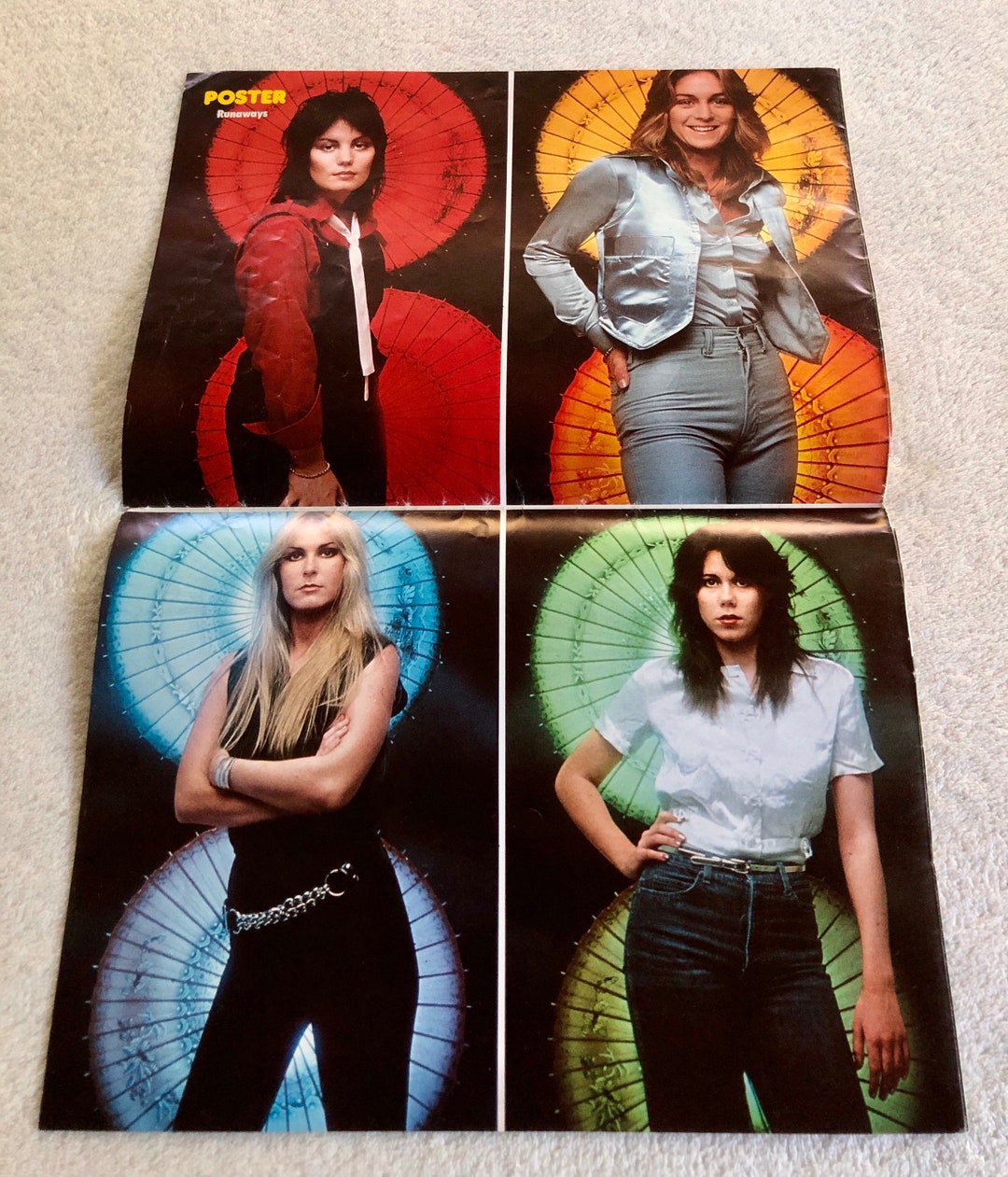 The Runaways Poster 1979 Swedish Poster Magazine 1970s Joan Jett Sandy ...