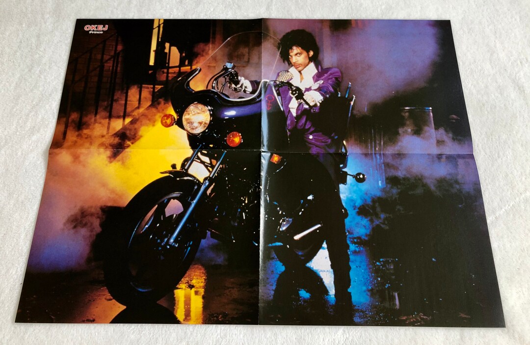 Prince 1984 Rogers Nelson Purple Rain Swedish Poster Magazine OKEJ ...