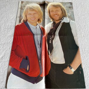 ABBA Poster 1978 German Super Poster Magazine 1970s Björn Ulvaeus Agnetha Fältskog Benny ...