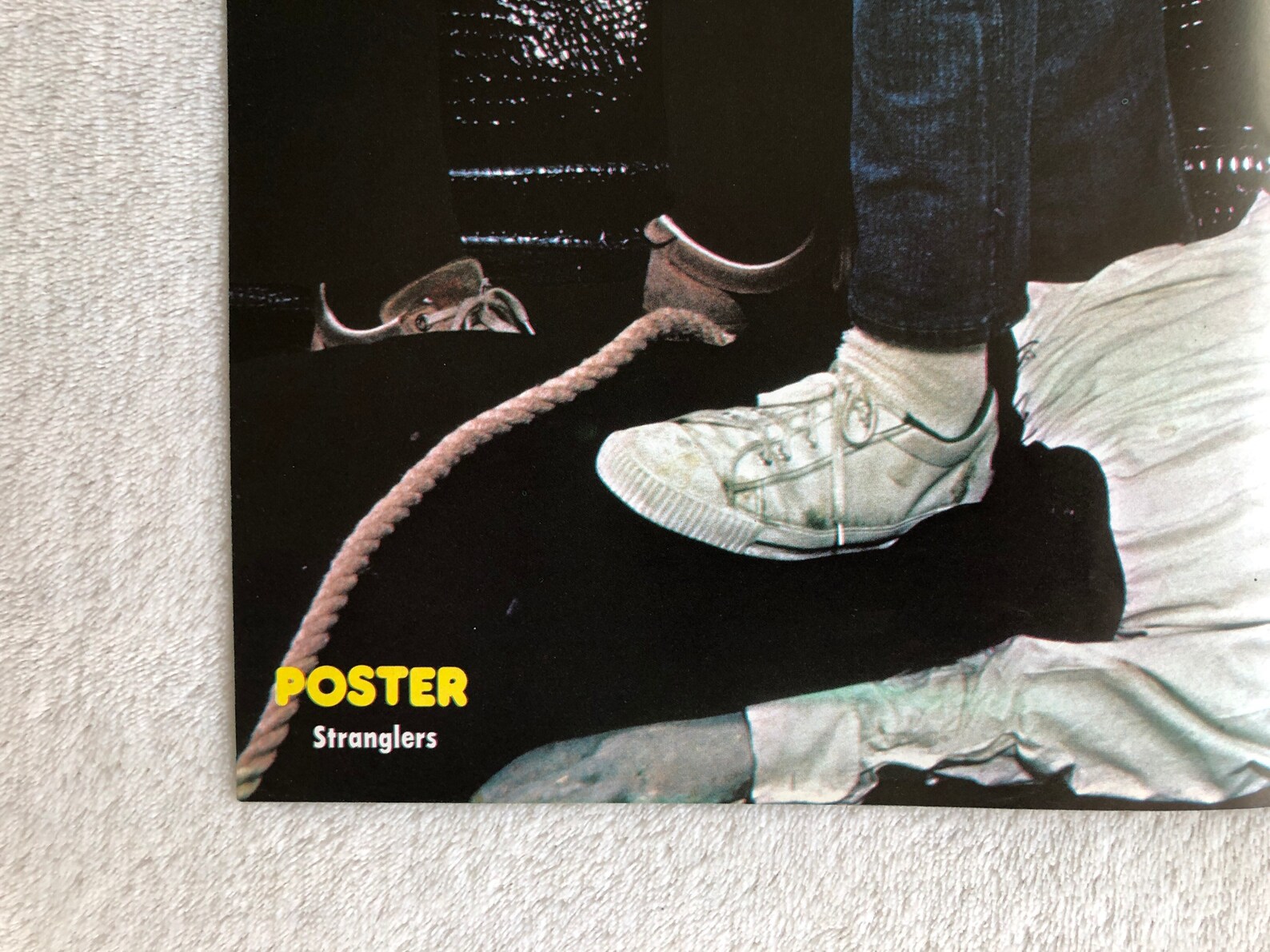 The Stranglers Poster 1977 Punk Swedish Poster Magazine 1970s Jet Black ...