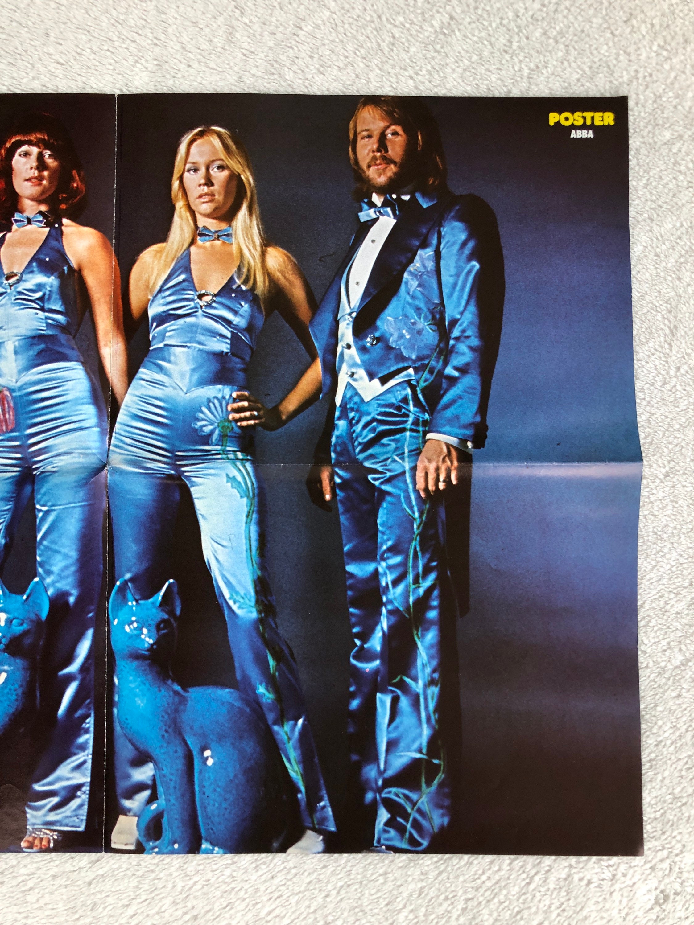ABBA Poster 1976 Swedish Poster Magazine 1970s Björn Ulvaeus - Etsy