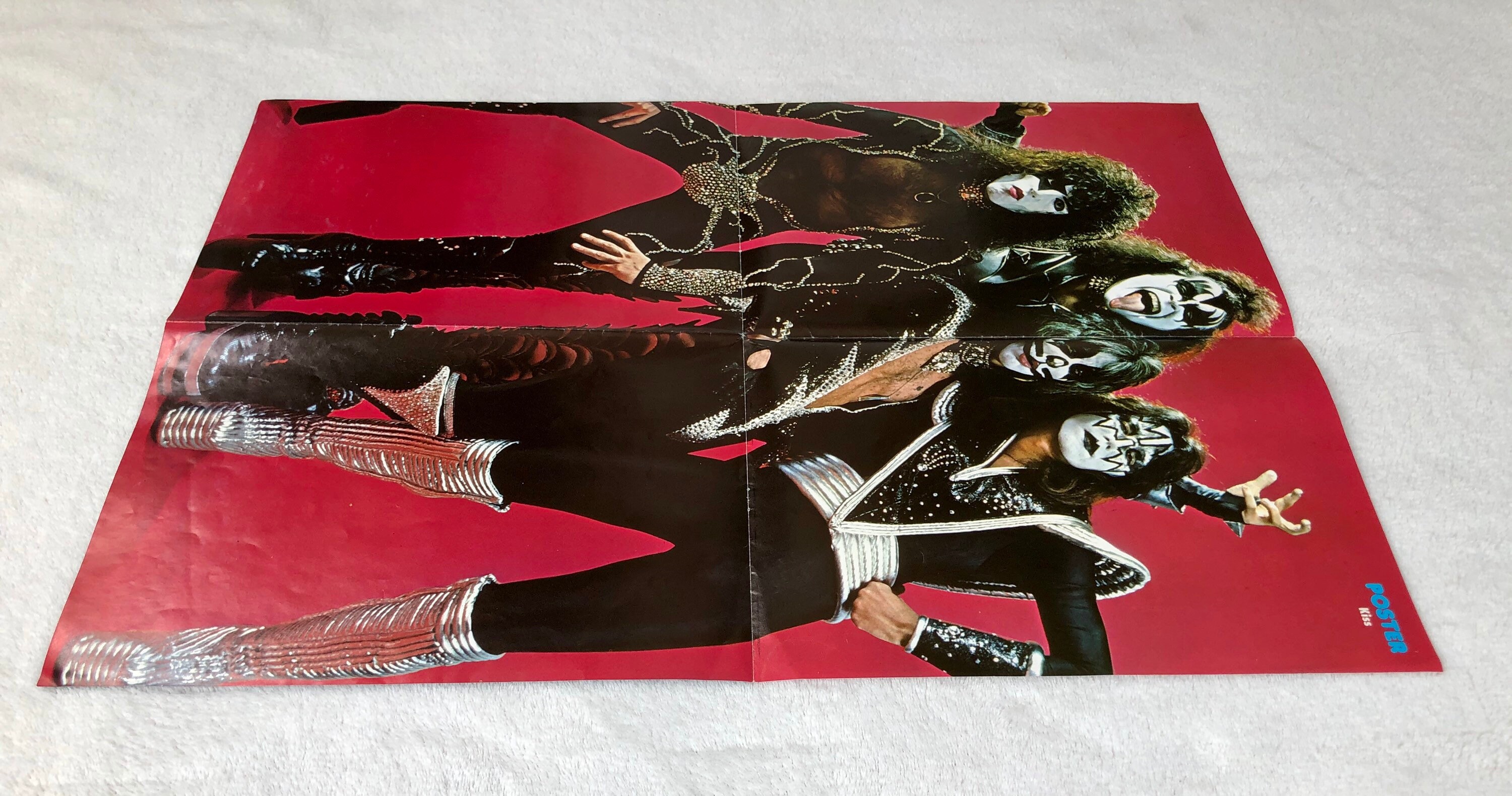 KISS Studio 1977 Swedish Poster Magazine 1970s Gene Simmons | Etsy