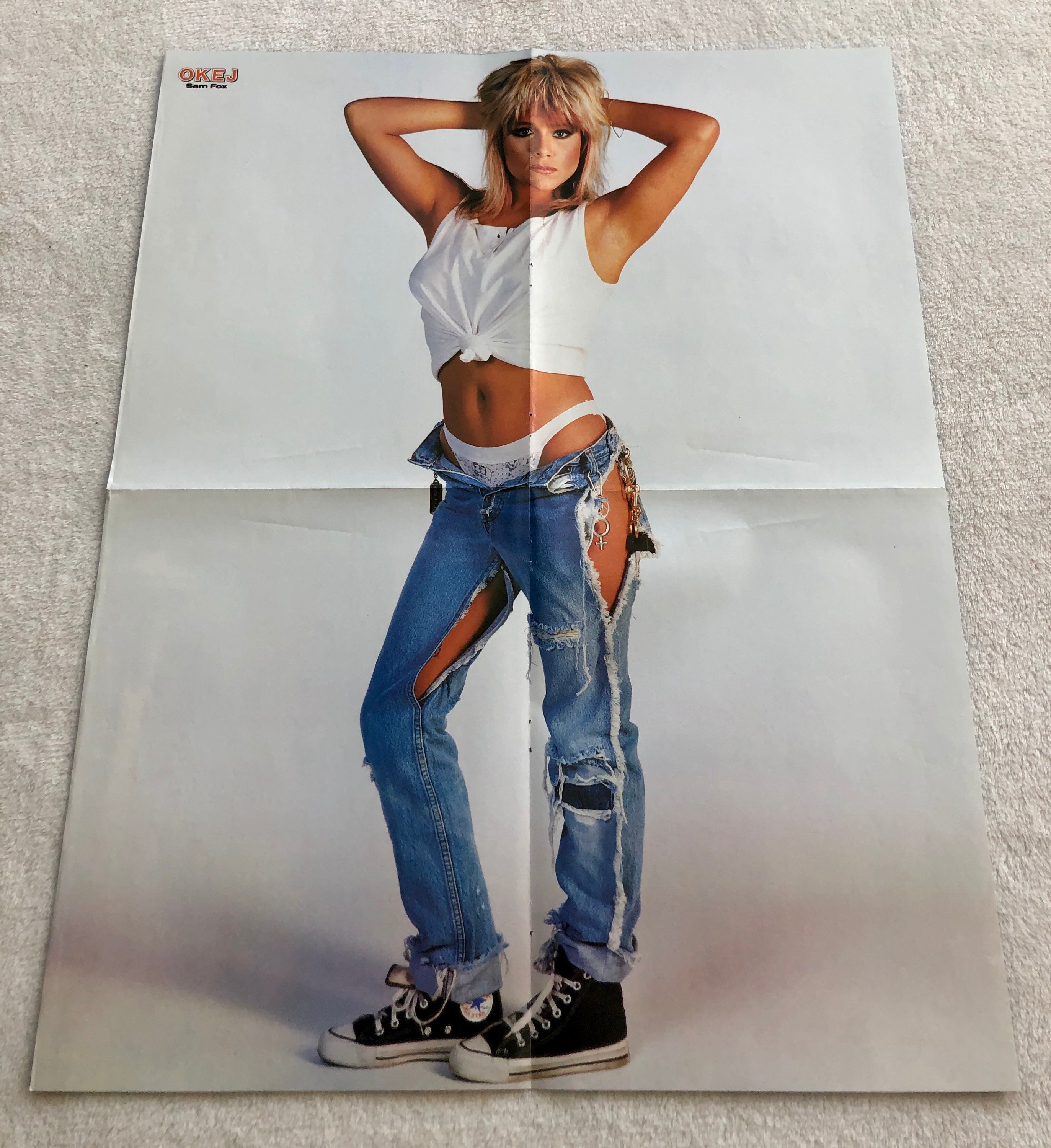 Prints Art & Collectibles SAMANTHA FOX 1986 Swedish Poster Magazine ...