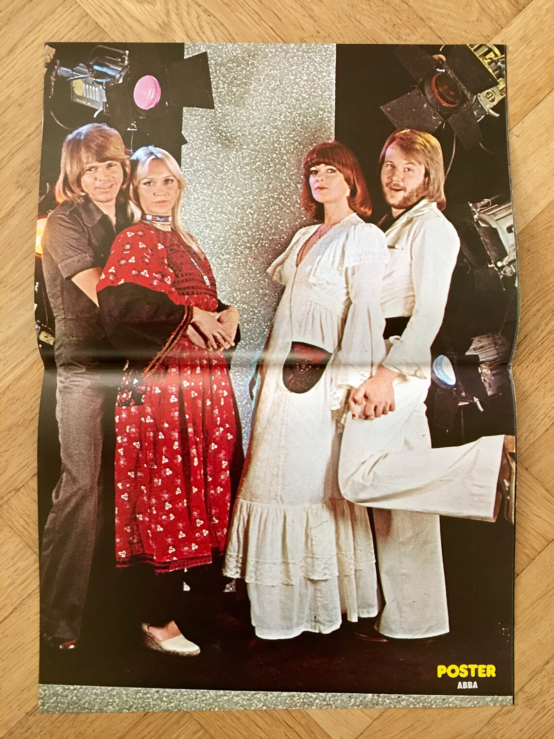 ABBA Poster 1977 Swedish Poster Magazine 1970s Björn Ulvaeus - Etsy