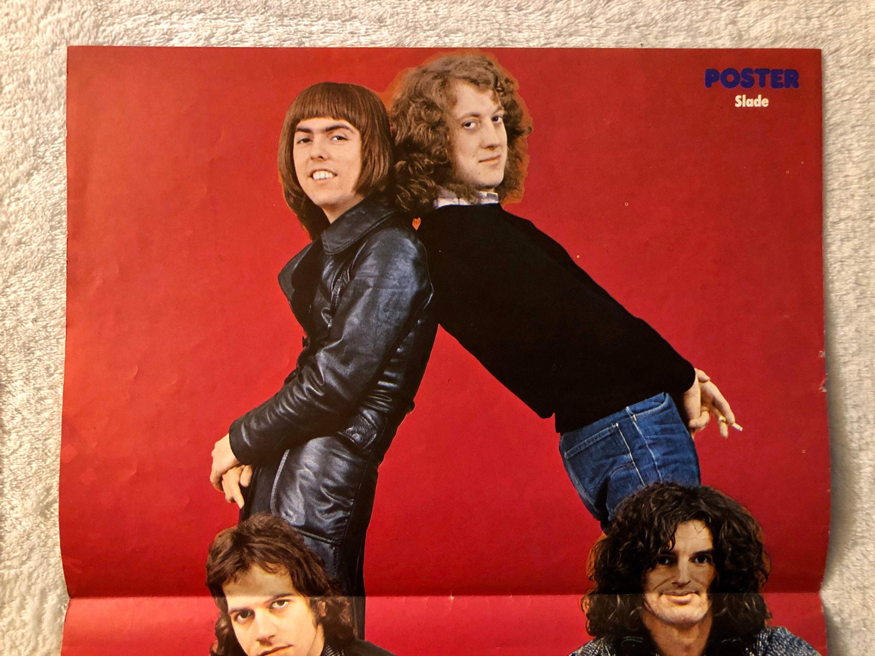 SLADE 1974 Swedish Poster Magazine 1970s Jim Lea Don Powell - Etsy UK