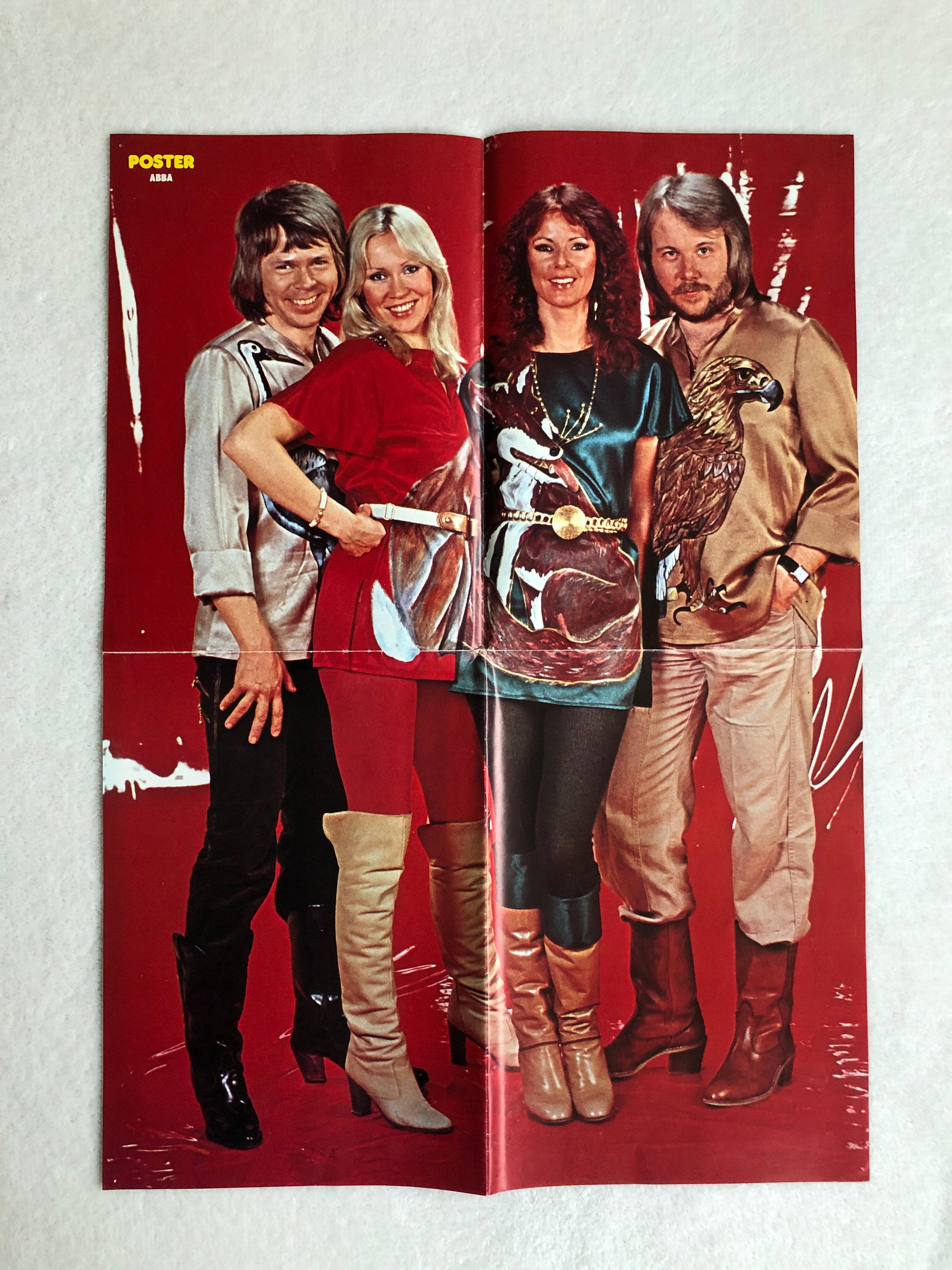 ABBA Poster 1978 Swedish Poster Magazine 1970s Björn Ulvaeus - Etsy