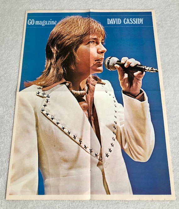 David Cassidy Poster 1974 Swedish Poster Magazine GO 1970s the | Etsy