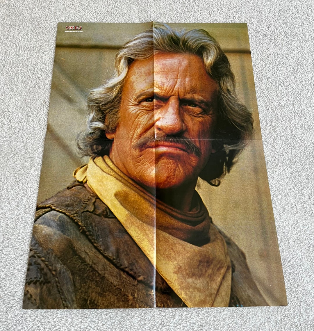 Zeb Macahan 1984 James Arness the Macahans TV Series Swedish Poster ...