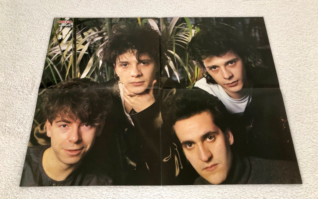 Indochine 1985 Nicola Sirkis Dominique Nicolas Arnaud Devos Dimitri Bodiansky Swedish Poster ...