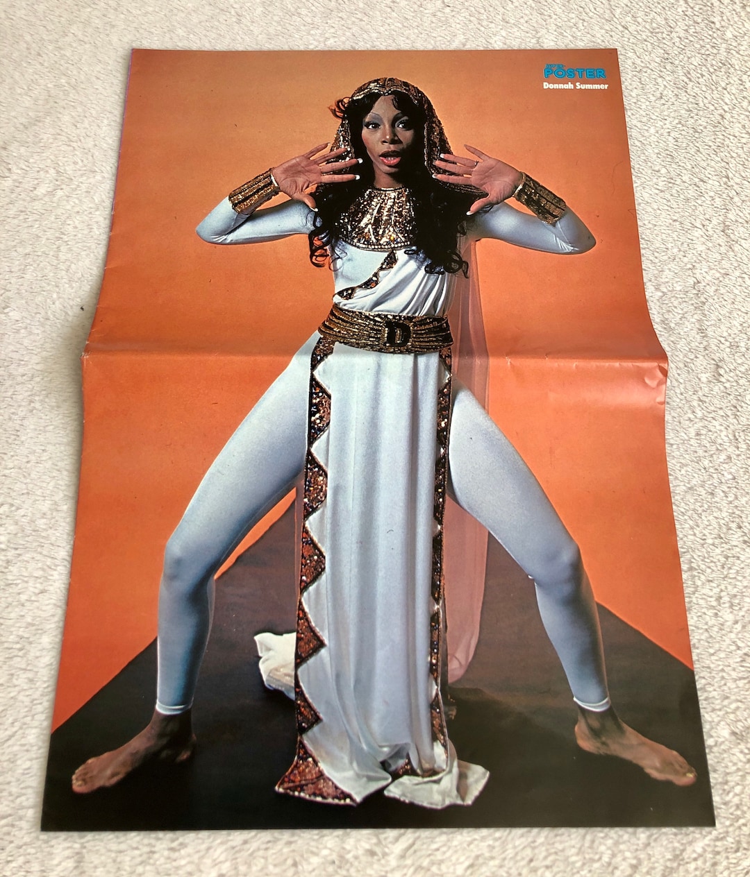 Donna Summer 1976 German Poster Magazine 1970s Queen of Disco Ladonna ...