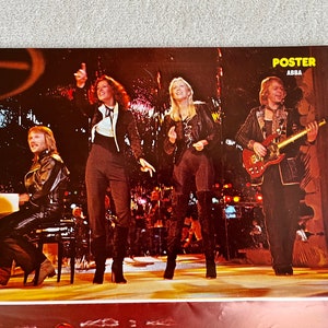 ABBA Poster 1979 Swedish Poster Magazine 1970s Björn Ulvaeus Agnetha Fältskog Benny Andersson ...