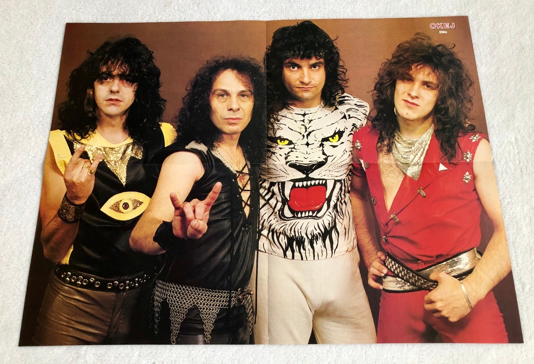 DIO 1985 Ronnie James Dio Swedish Poster Magazine OKEJ 1980s Vintage ...