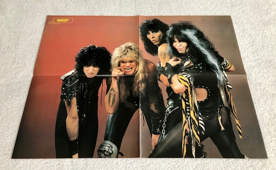 W.A.S.P. 1985 Blackie Lawless Randy Piper Chris Holmes Steve - Etsy