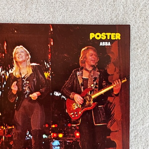 ABBA Poster 1979 Swedish Poster Magazine 1970s Björn Ulvaeus Agnetha Fältskog Benny Andersson ...