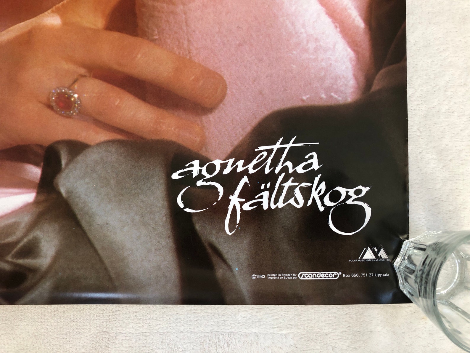 Agnetha Fältskog Scandecor Poster 1983 ABBA Wrap your arms - Etsy Nederland