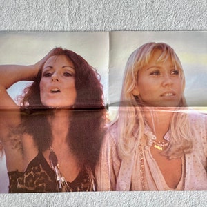 ABBA Poster 1978 German Super Poster Magazine 1970s Björn Ulvaeus Agnetha Fältskog Benny ...