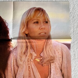 ABBA Poster 1978 German Super Poster Magazine 1970s Björn Ulvaeus Agnetha Fältskog Benny ...