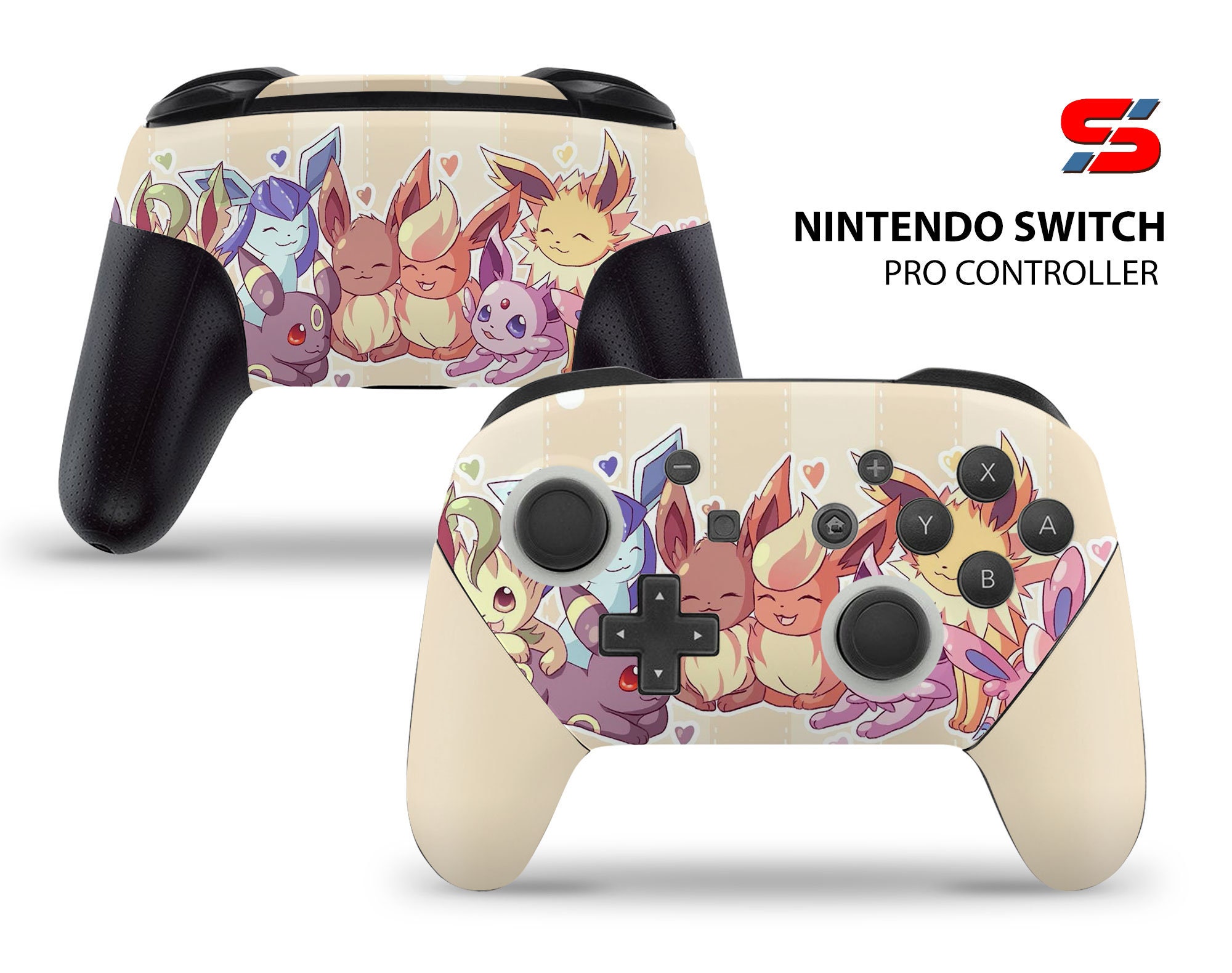 Kawaii Pokemon Pro controller skin video game sony ps 4 eevee | Etsy