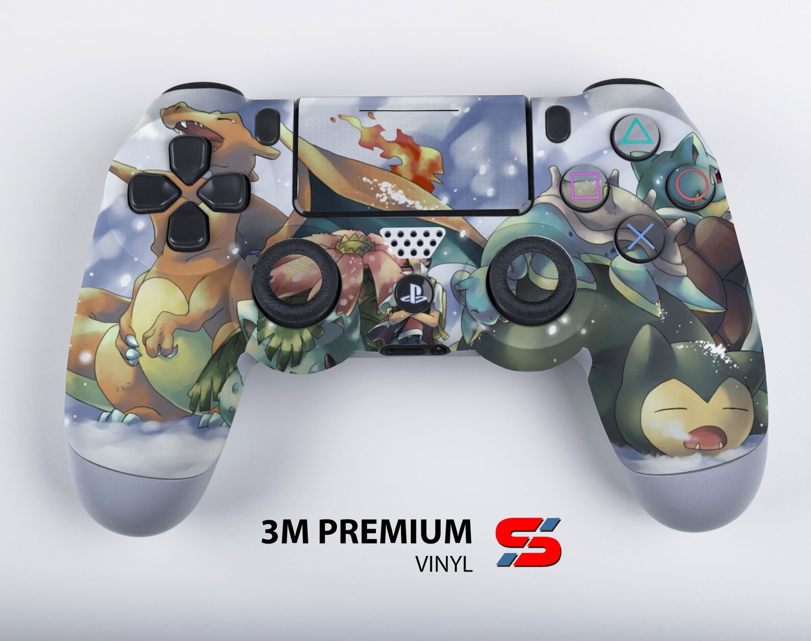 Pokemon poster Pro controller skin cartoon console Pokemon | Etsy