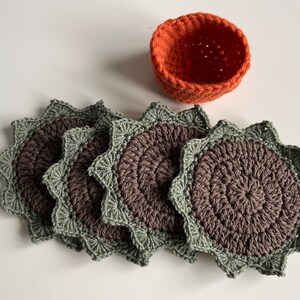 Succulent Crochet Coaster Plant Decoration Home Accessories - Etsy Canada