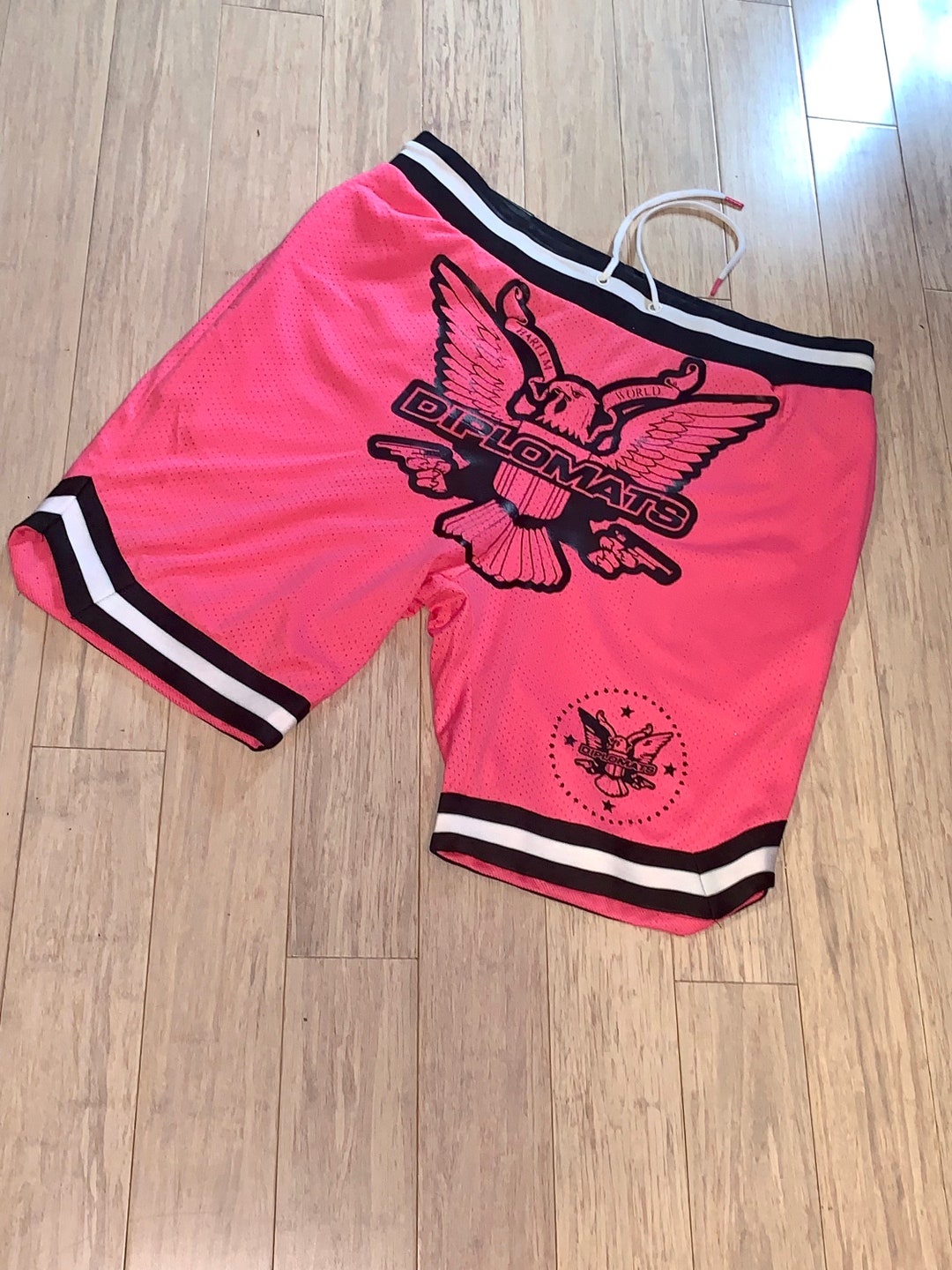 Dipset/ Diplomats PINK Colorway Don C Basketball Inspired Shorts - Etsy