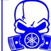 Yamaha Skull Decals Sticker Graphic - Etsy