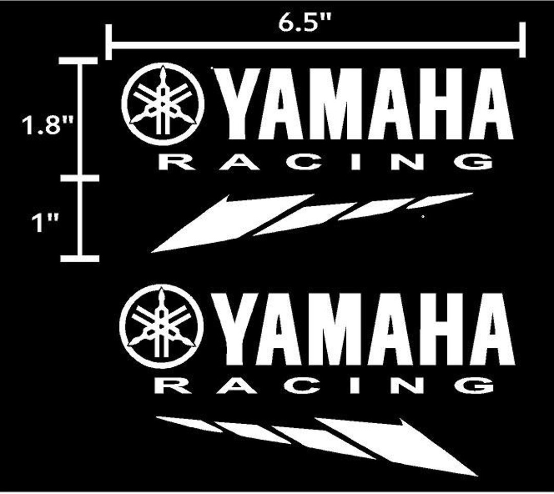 2 Pack Yamaha Racing Decals Stickers Graphics. - Etsy