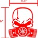 Yamaha Skull Decals Sticker Graphic - Etsy
